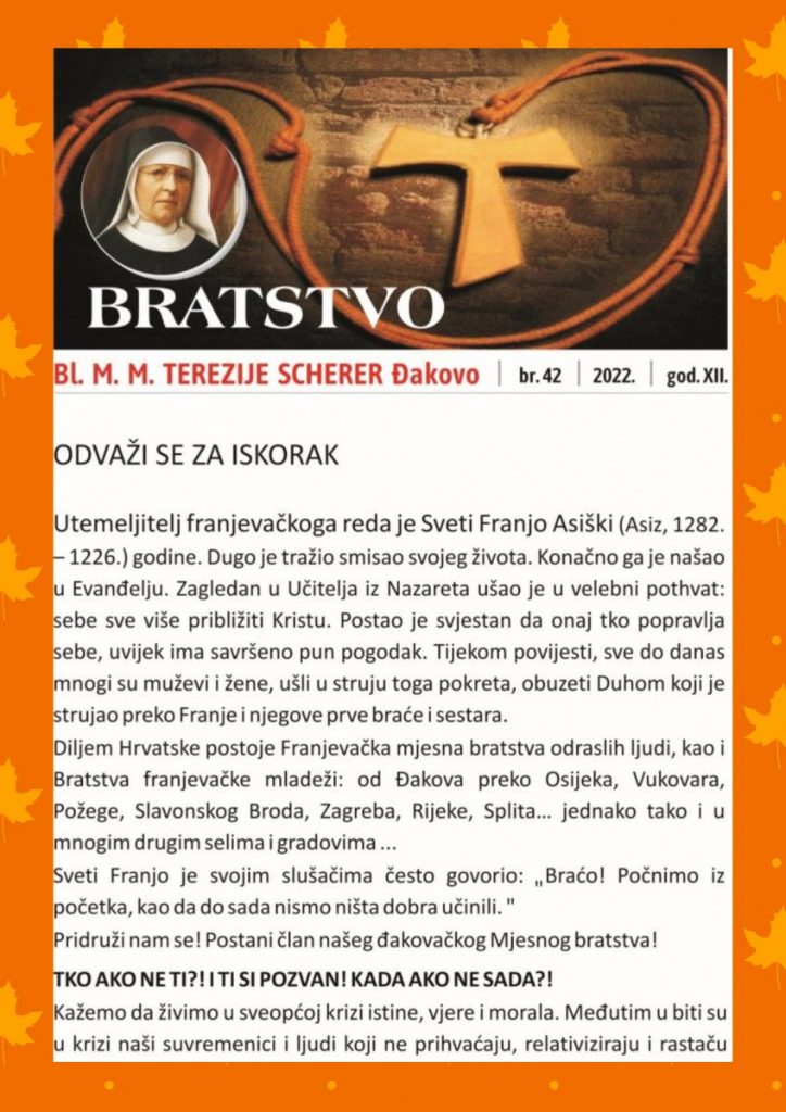 Odvaži se za iskorak | Milosrdne sestre sv. Križa